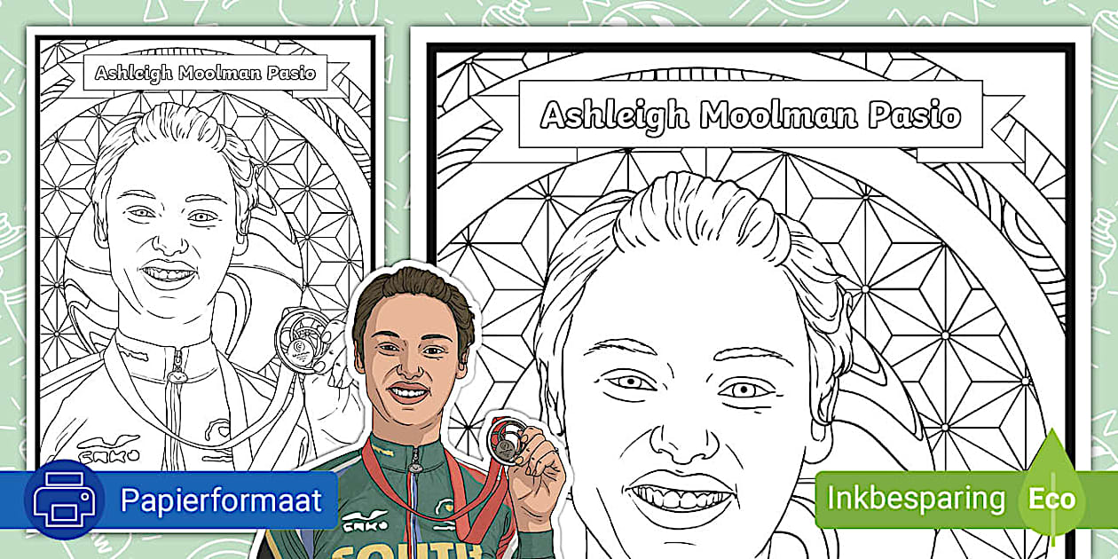 Ashley Moolman Piaso - Bewustheid Inkleur Bladsy - Twinkl