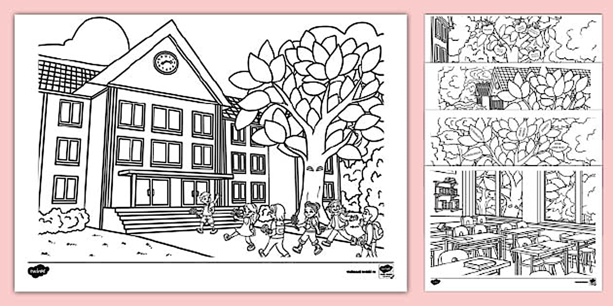 Copacul înțelept – Desene de colorat (Teacher-Made)