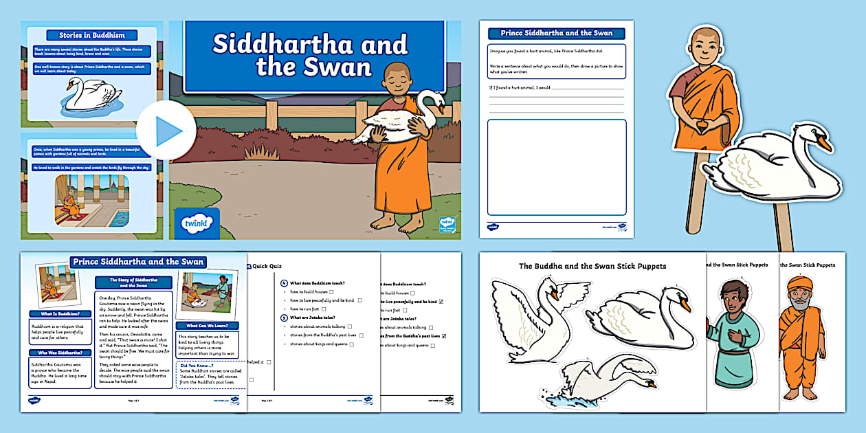 KS1 Siddhartha and the Swan Teaching Pack - Twinkl