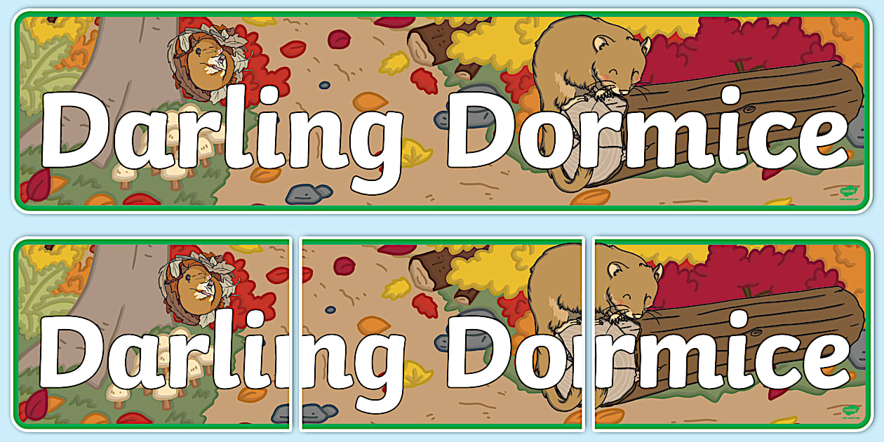 Darling Dormice Autumn Classroom Display (Teacher-Made)