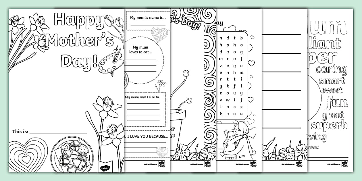 Mother's Day Activity Book - Twinkl Event Resources