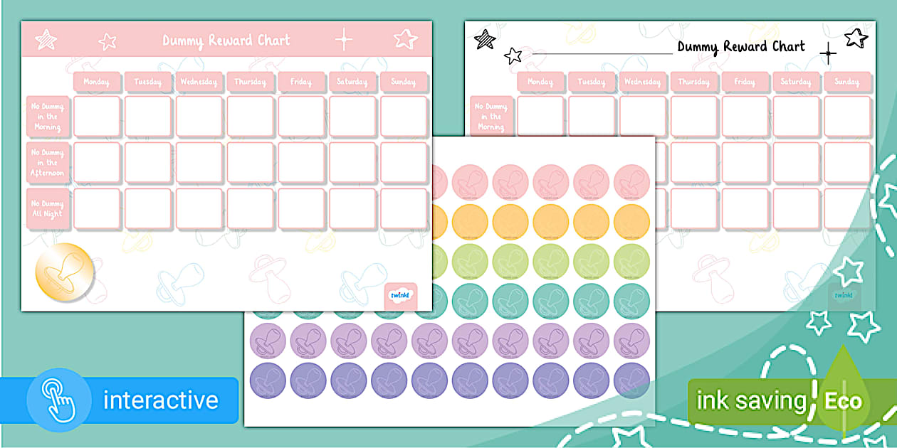 Dummy Reward Chart (teacher made) - Twinkl