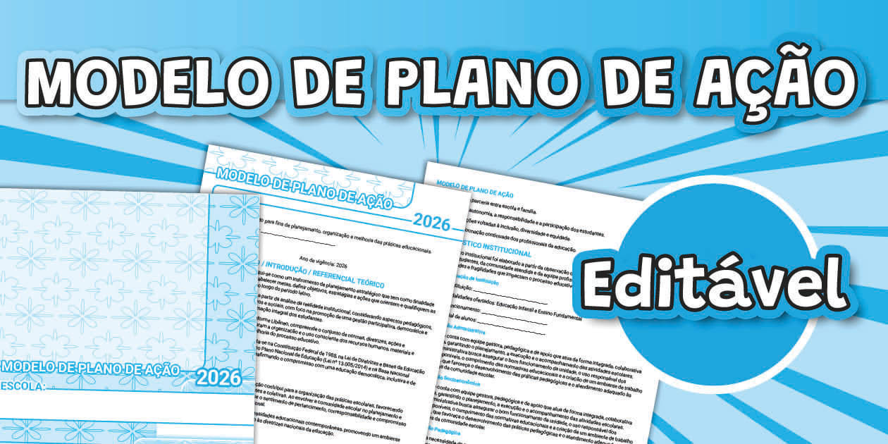 Modelo de Plano de Ação – 2026
