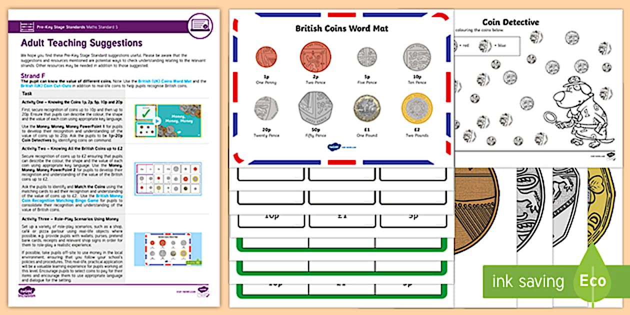 Pre-Key Stage Standards Maths Standard 5 Strand F Resource Pack