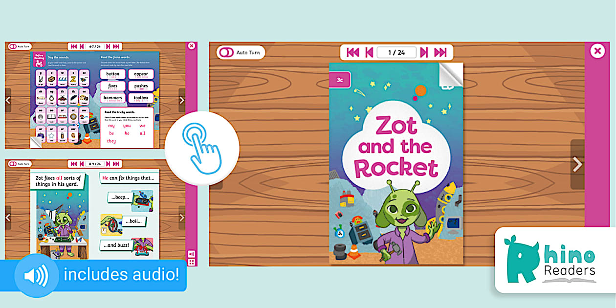 Level 3c Reading Scheme Book: Zot and the Rocket - Twinkl