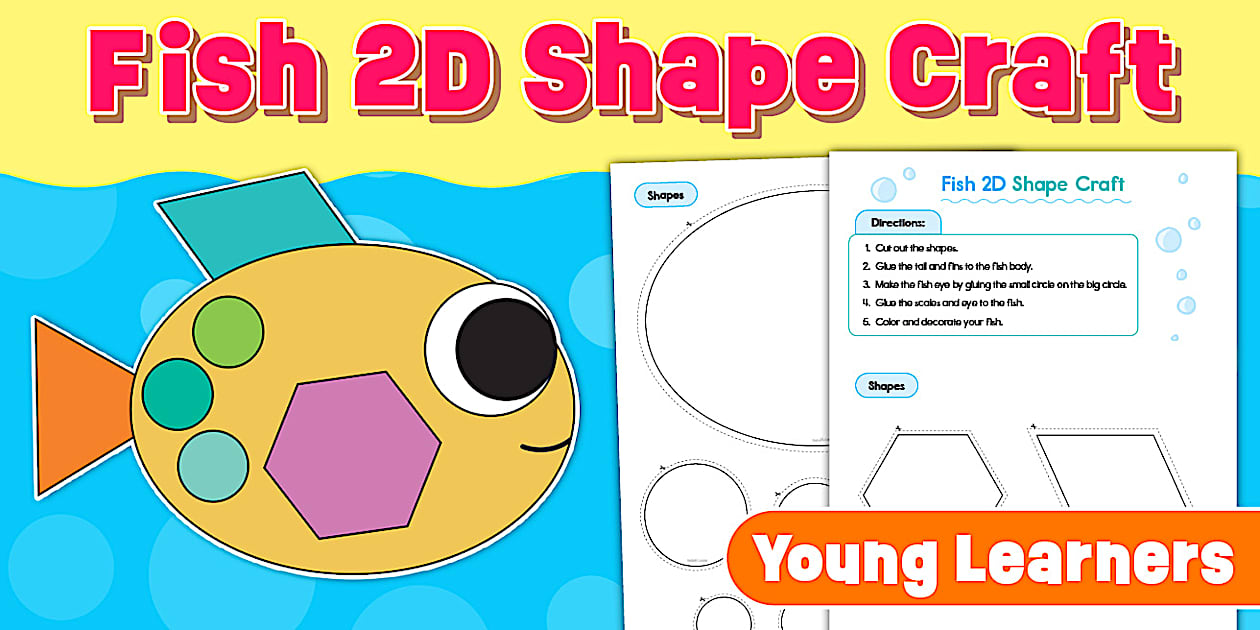 Fish 2D Shape Craft