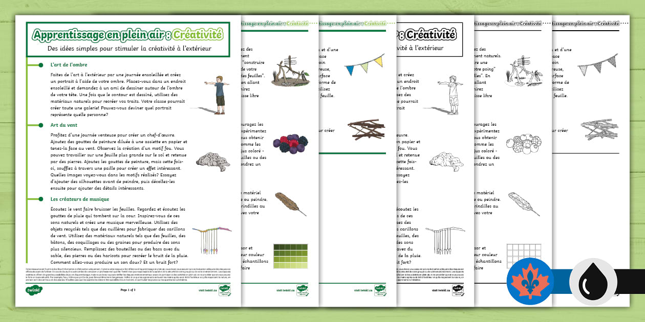 Outdoor Learning: Creative Teaching Ideas French - Twinkl