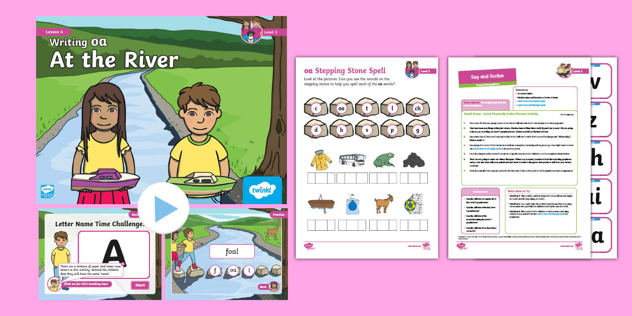'oa' Phonics Lesson Pack - Level 3 Week 5 Lesson 4 - Twinkl