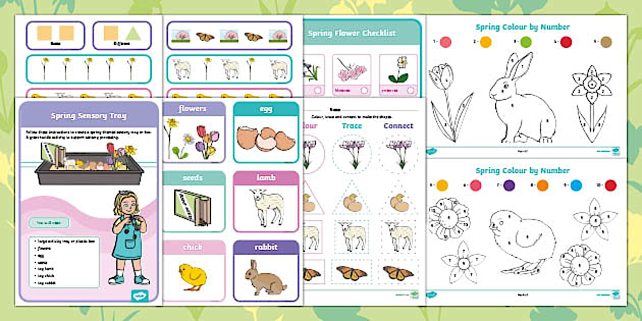 Spring Activity Pack (teacher made) - Twinkl