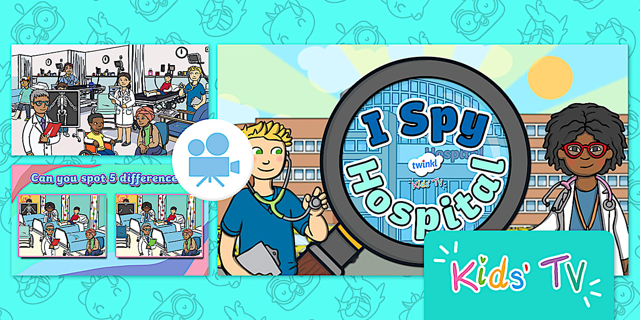 I Spy at the Hospital | Interactive Video for Games - Twinkl