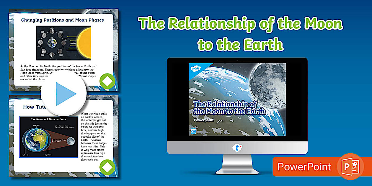 NS The Relationship of the Moon to the Earth – PowerPoint
