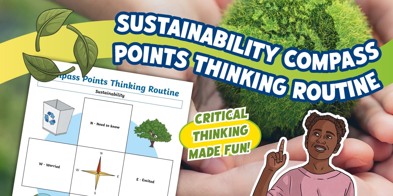 Natural Resources Compass Points Thinking Activity Sheet