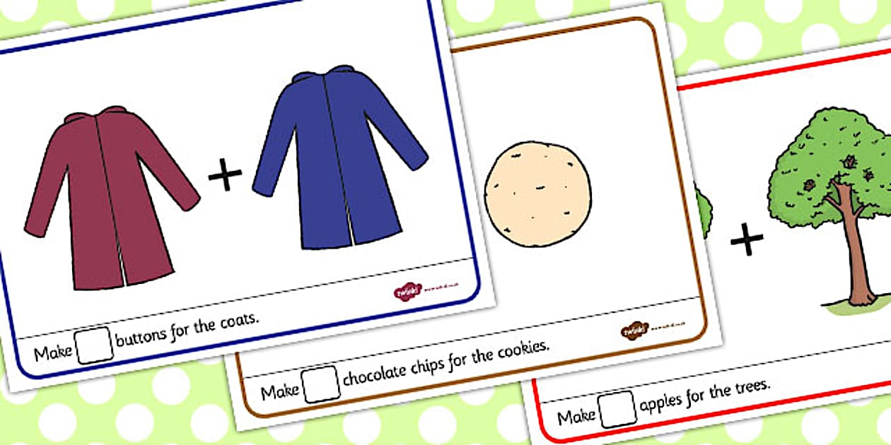 Editable Addition Modelling Dough Mats (Lehrer gemacht)