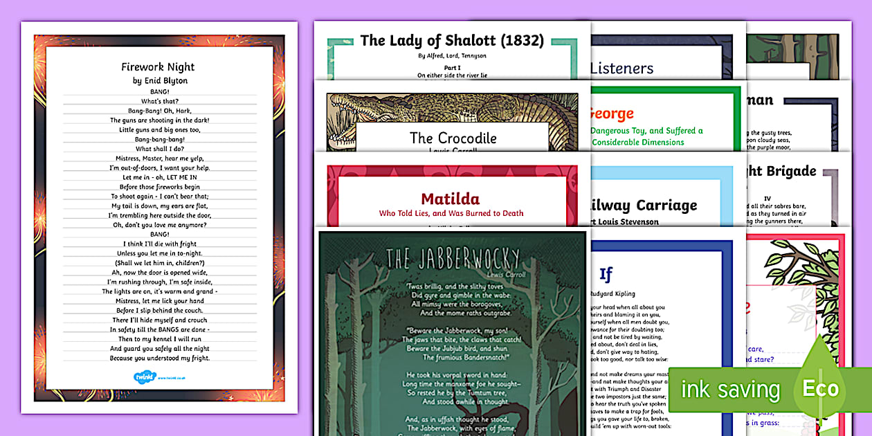 Classic Poems Resource Pack | Primary Resource - Twinkl