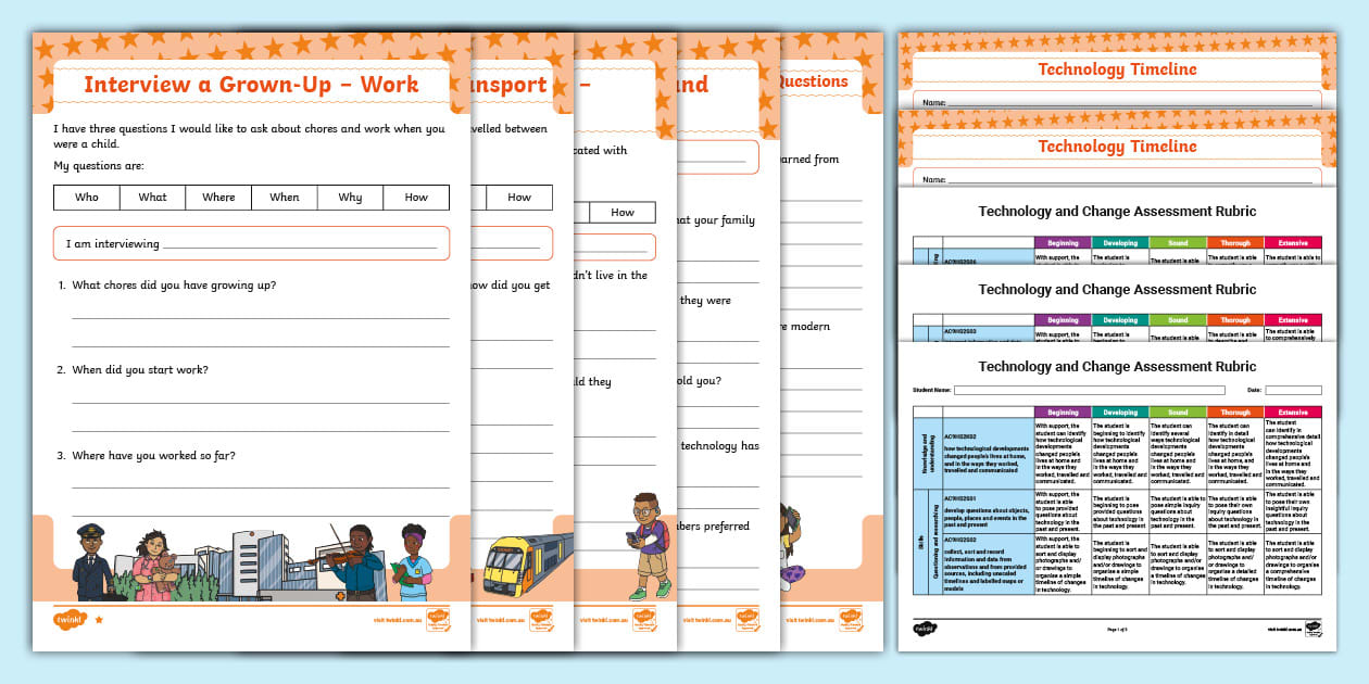 Technology and Change Assessment Task (teacher made)