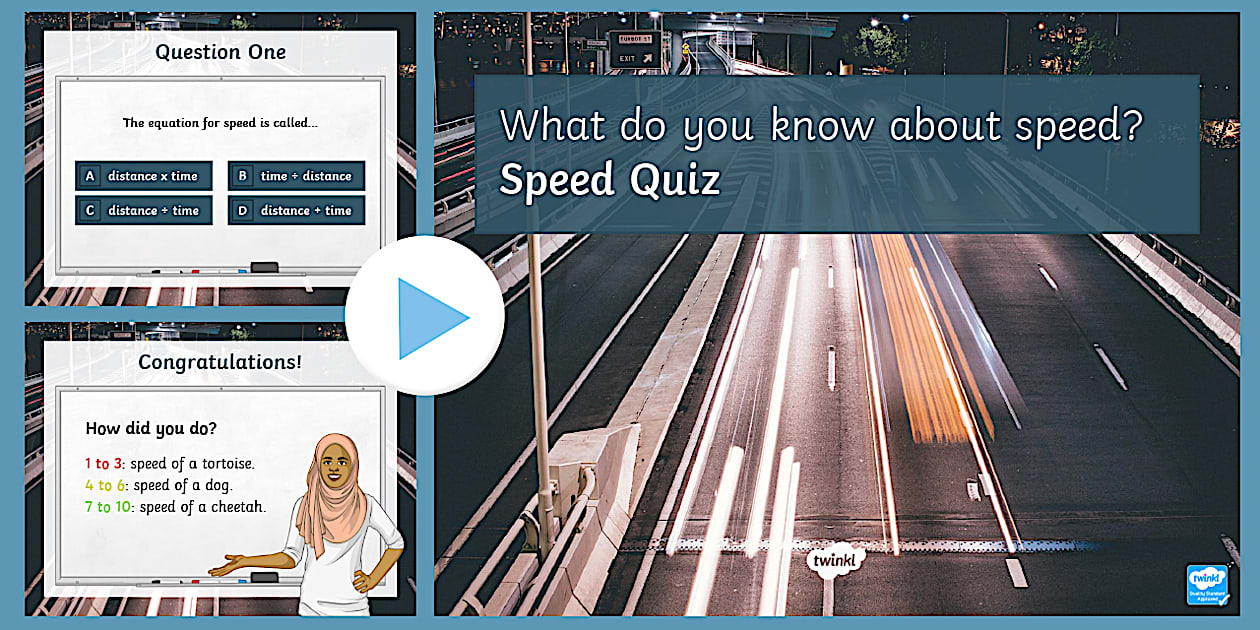 Speed Quiz PowerPoint (teacher made) - Twinkl