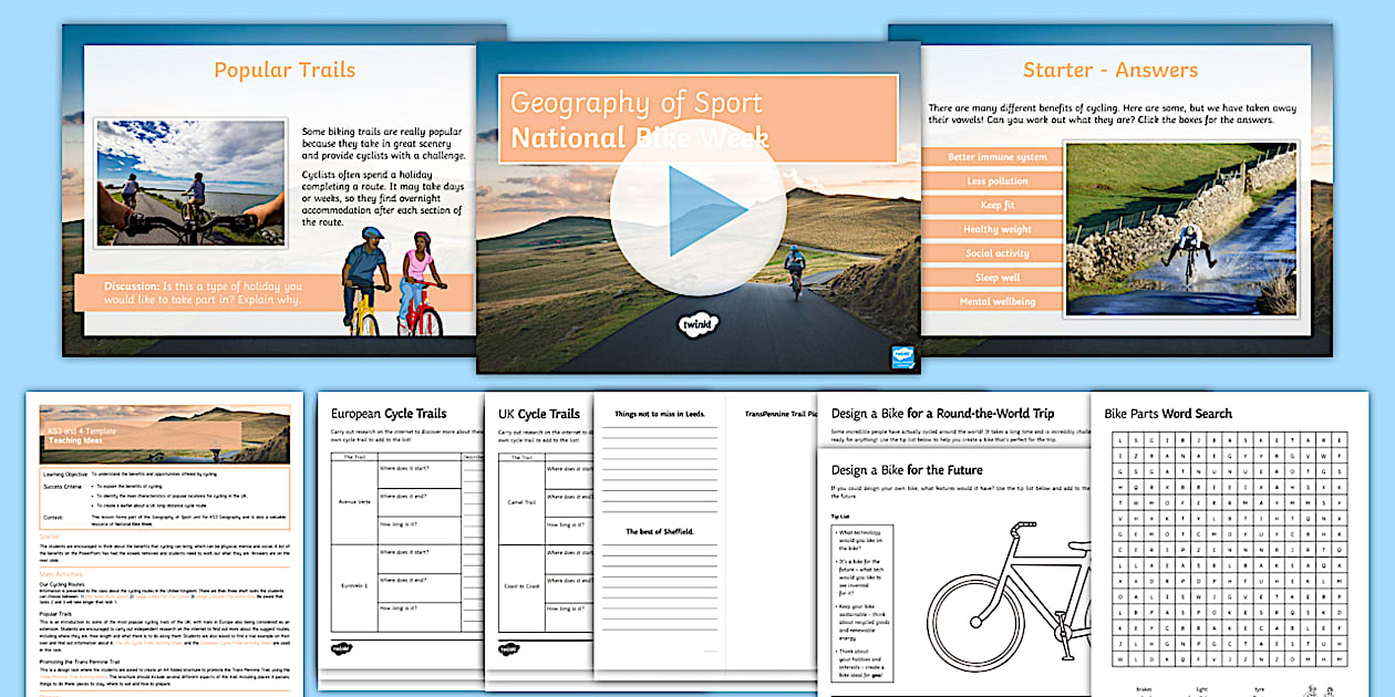 Bike Week Lesson Pack (teacher made) - Twinkl