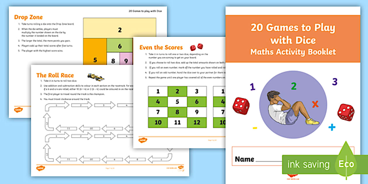 👉 Dice Games for Kids | Resources (teacher made) - Twinkl