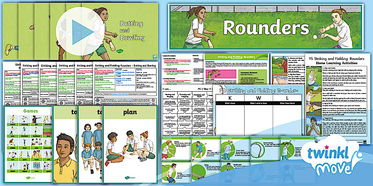 Rounders Scheme of Work - Year 5 PE Lessons - Twinkl Move PE