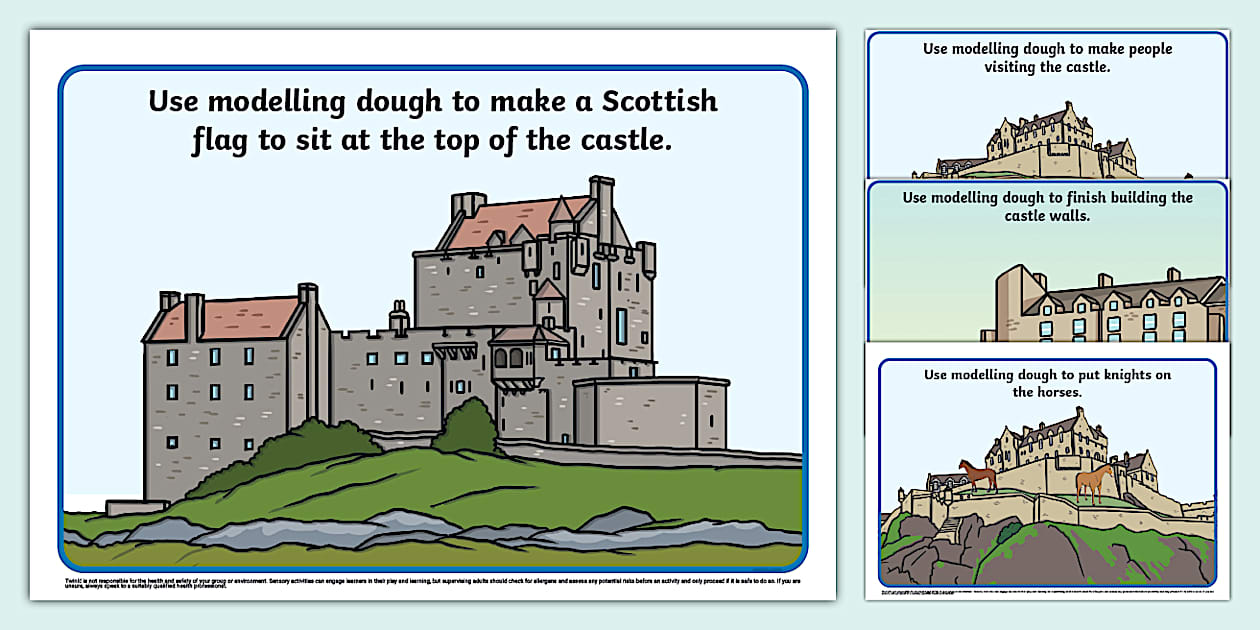 Scottish Castles Creative Mats (teacher made) - Twinkl