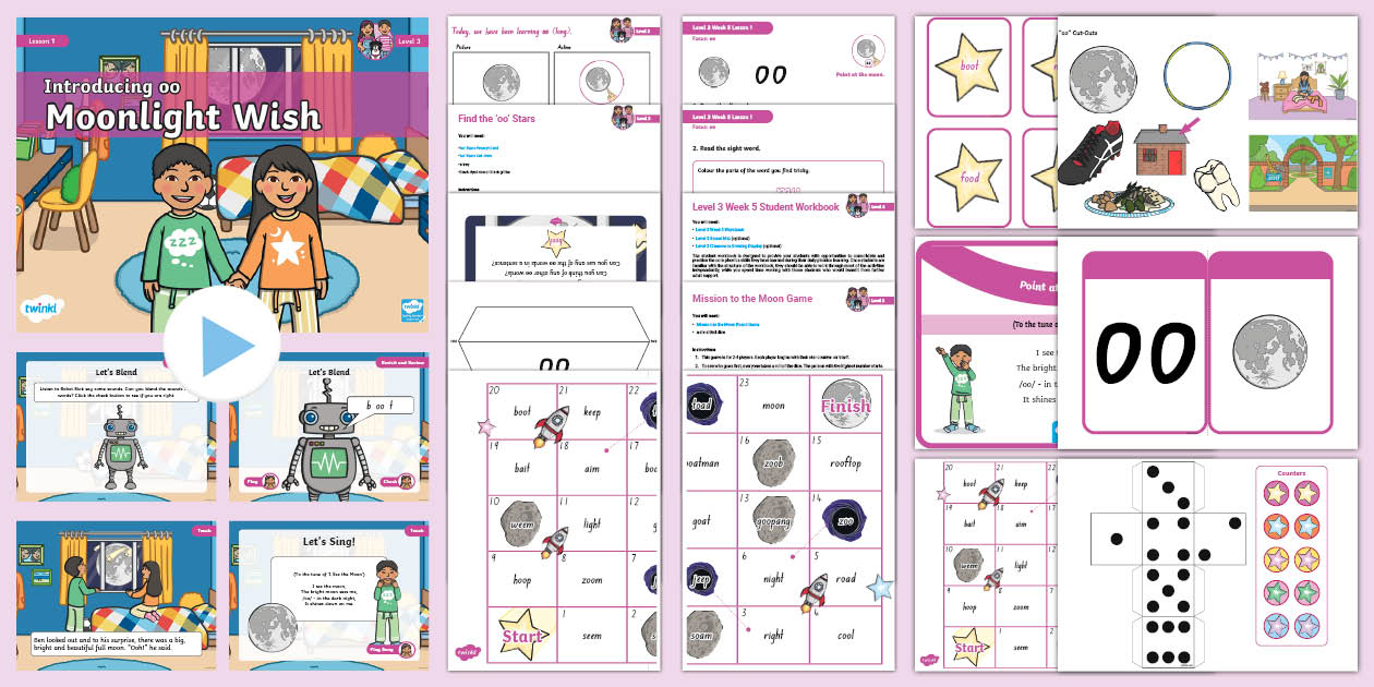Level 3 Week 5 Lesson Pack 'oo (long & short), ar, or'