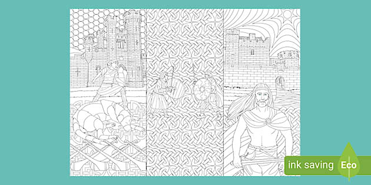 Cú Chulainn Colouring Project | Story | Myths and Legends
