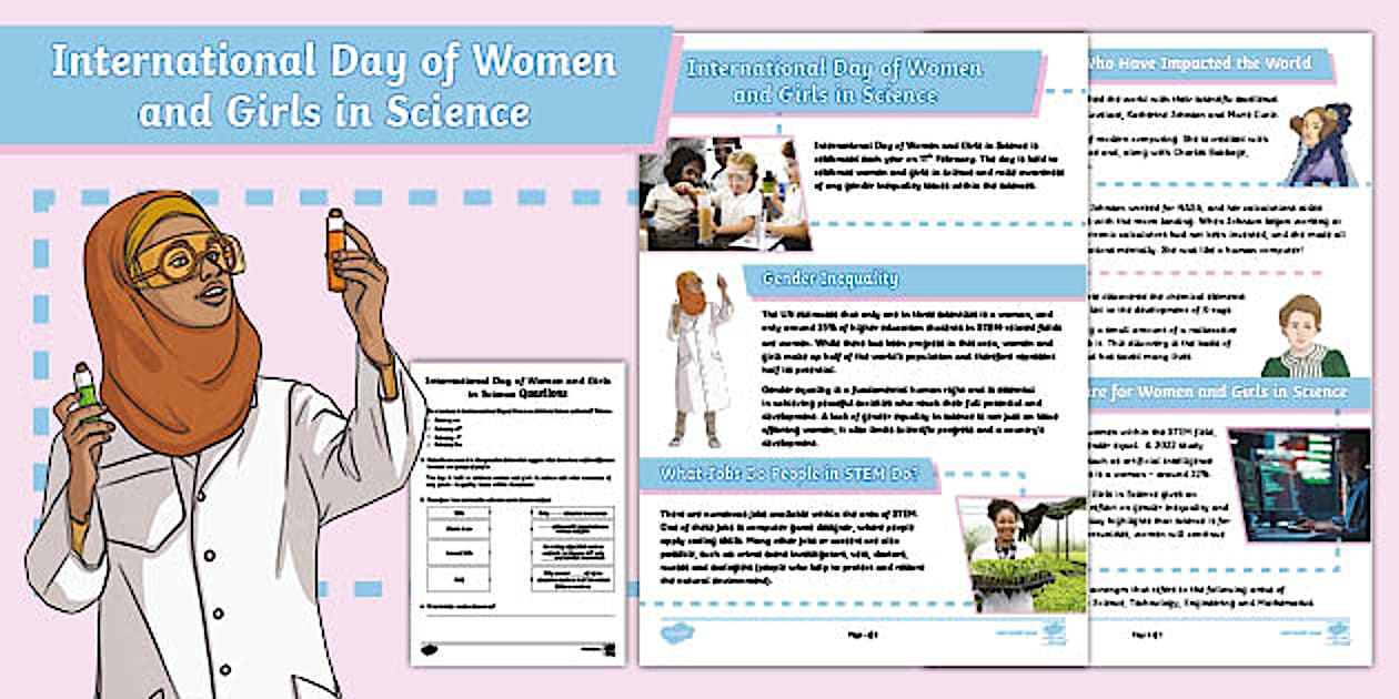 LKS2 International Day of Women and Girls in Science Reading Comprehension