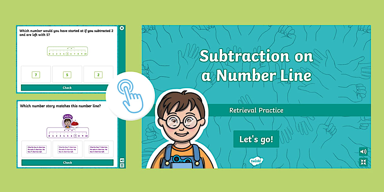👉 Retrieval Practice: Subtraction On a Number Line Interactive Quiz