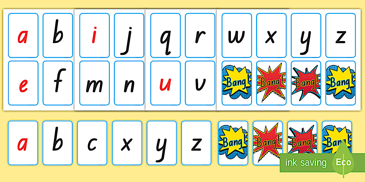 Dyslexic Alphabet Bang Card Game (teacher made) - Twinkl
