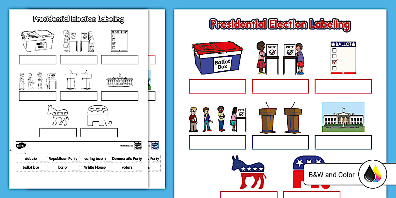 Election Day for Kindergarten | Election Day | Twinkl USA