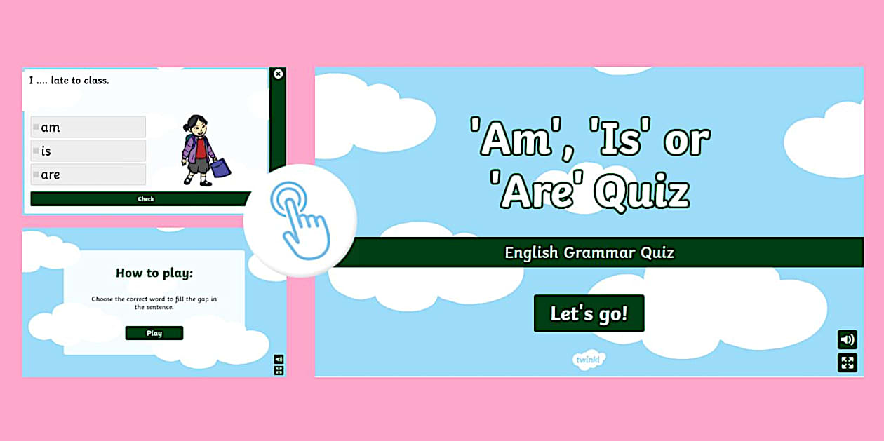 Present Simple Interactive Quiz | am-is-are (Teacher-Made)
