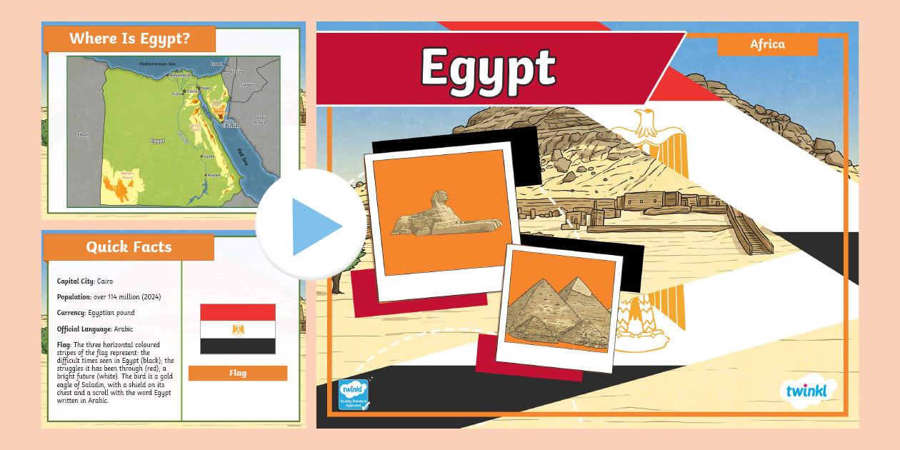 KS2 Egypt PowerPoint - Geography (teacher made) - Twinkl