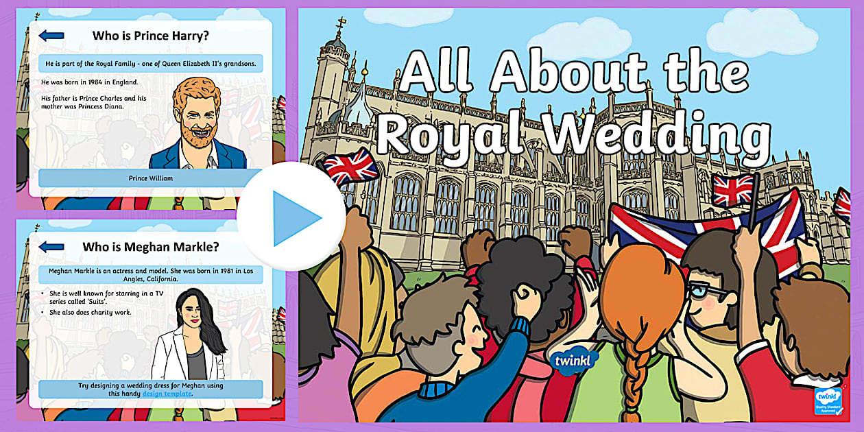 All about the Royal Wedding PowerPoint (teacher made)