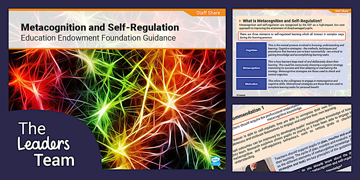 Staff Share: Metacognition and Self-Regulation EEF Guidance