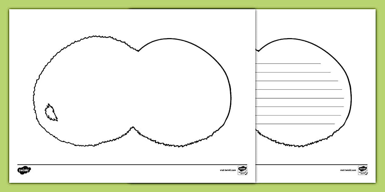 Kiwi Fruit Writing Template (Teacher-Made) - Twinkl