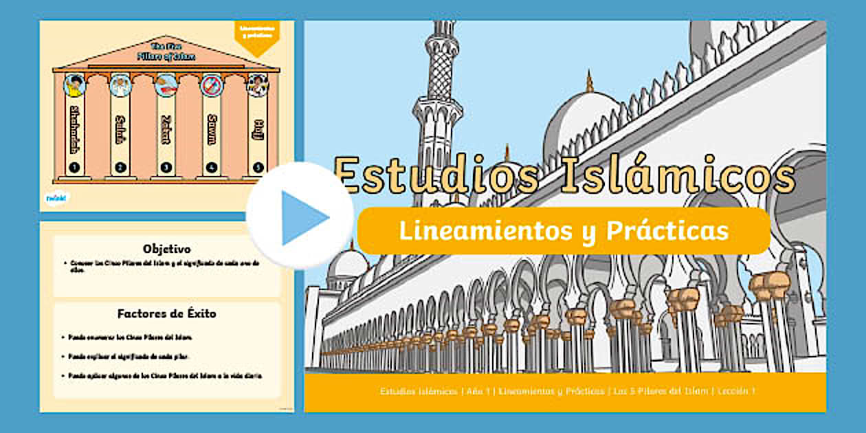 PowerPoint: Los 5 pilares del Islam - Twinkl Colombia