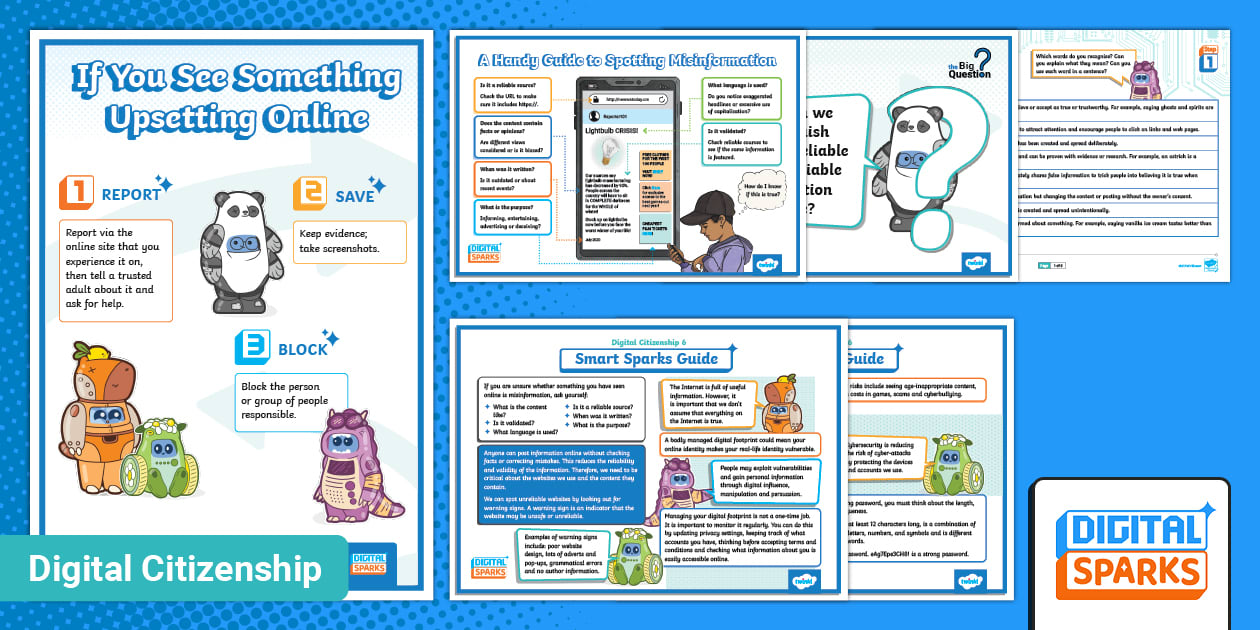 Digital Sparks: Digital Citizenship 6: Additional Resources