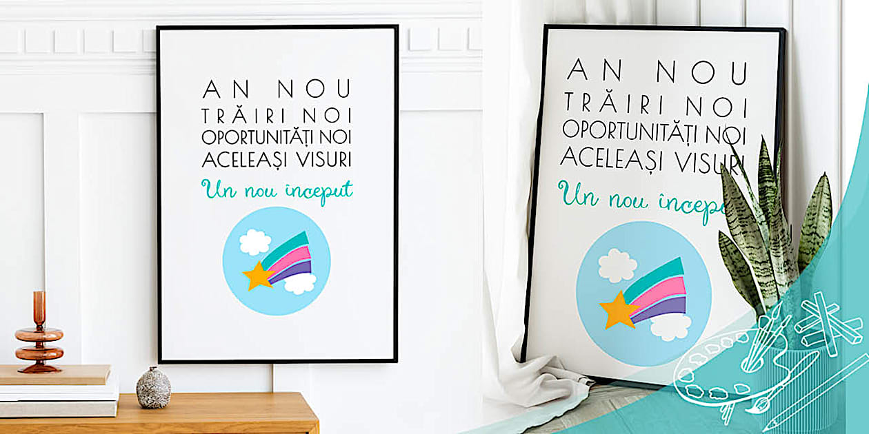 Un nou început – Planșă Galeria de Artă (teacher made)