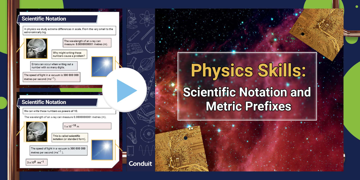 Physics Skills: Scientific Notation and Prefixes PowerPoint