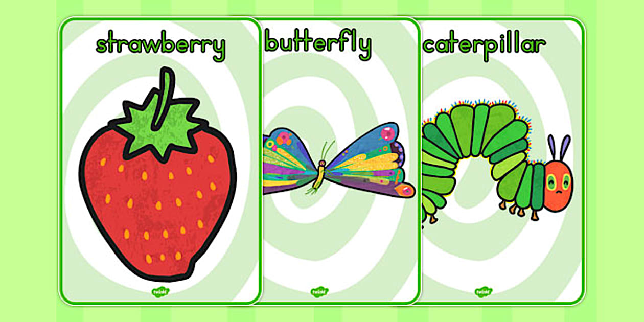 Display Posters to Support Teaching on The Very Hungry Caterpillar