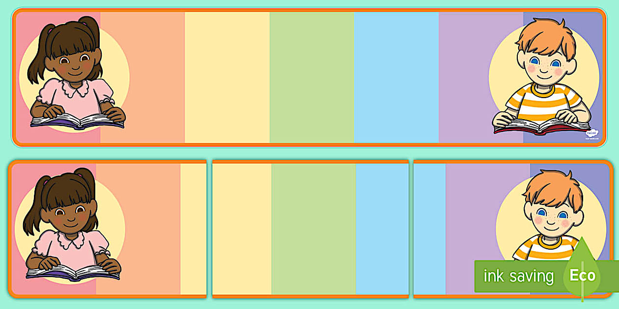 👉 Editable Banner Books (teacher made) - Twinkl