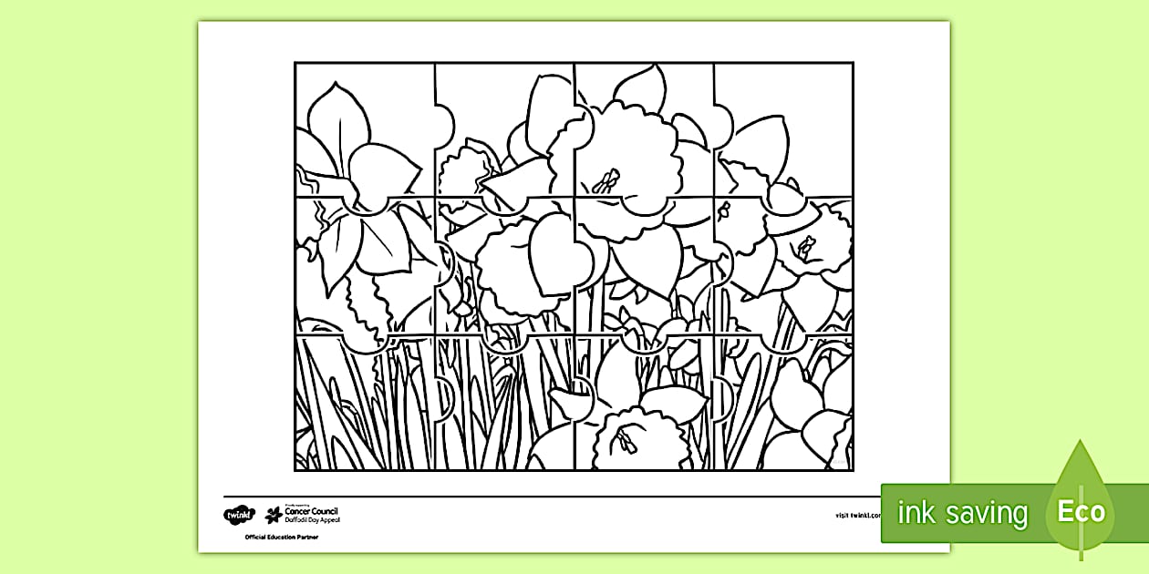 FREE! - Daffodil Day EYLF Jigsaw Puzzle (teacher made)
