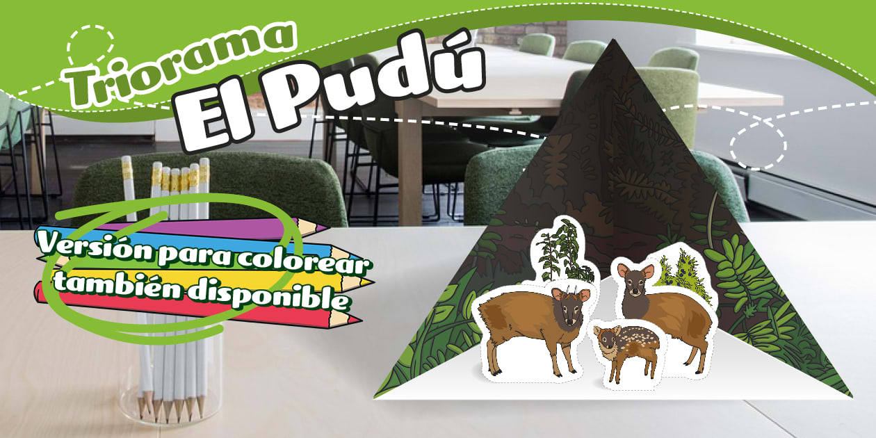 Triorama | Pudú | Fauna de Chile | Preescolar - Twinkl