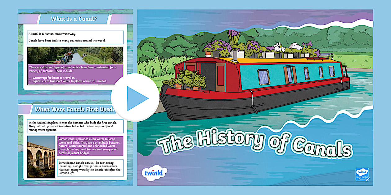 KS2 The History of Canals PowerPoint - KS2 (Lehrer gemacht)