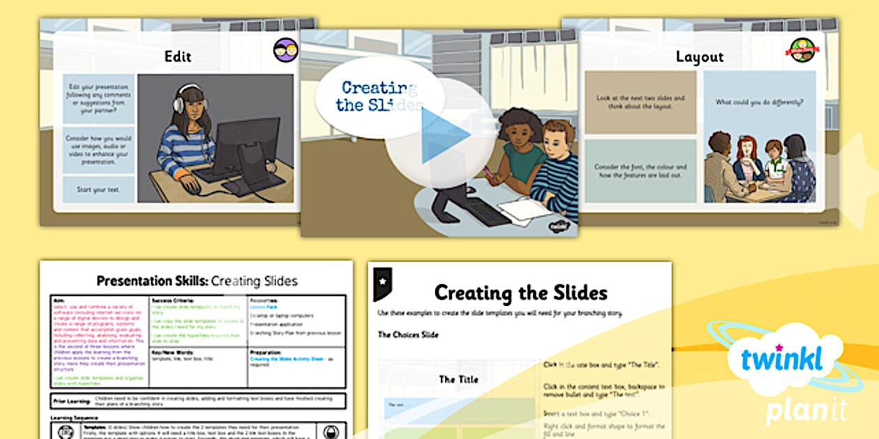 Computing: PowerPoint Presentation Skills: Creating Slides Year 3 ...