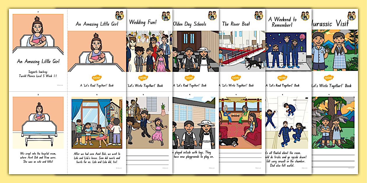 Twinkl Phonics Level 5: Mini Books Weeks 11-20