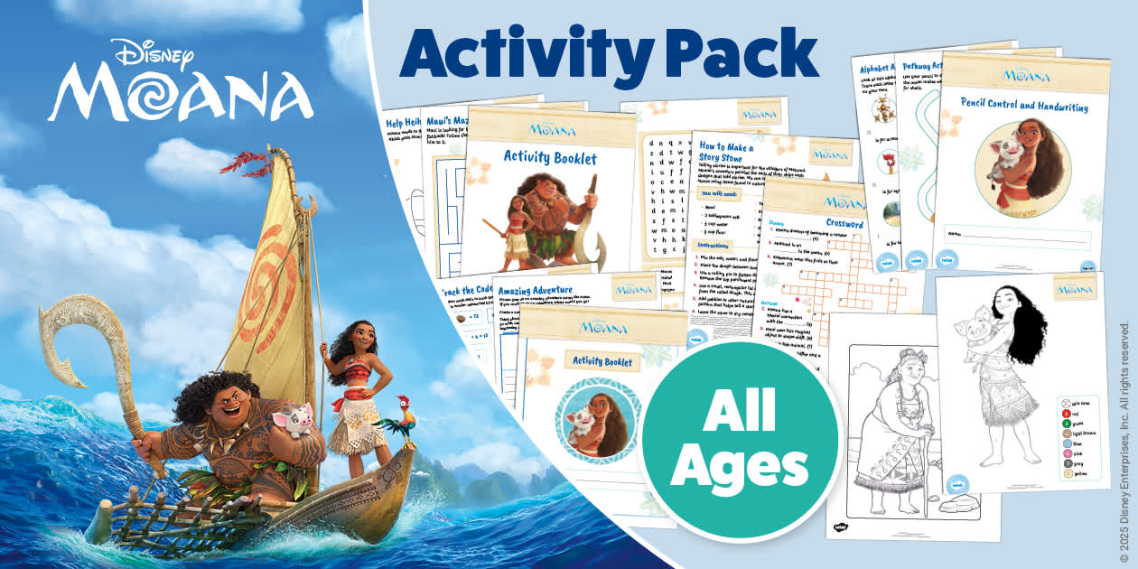 Moana: Activity Pack for All Ages