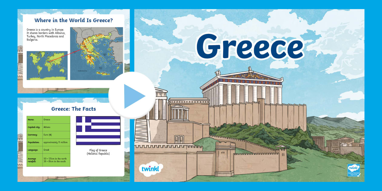 Greece Information PowerPoint (teacher made) - Twinkl