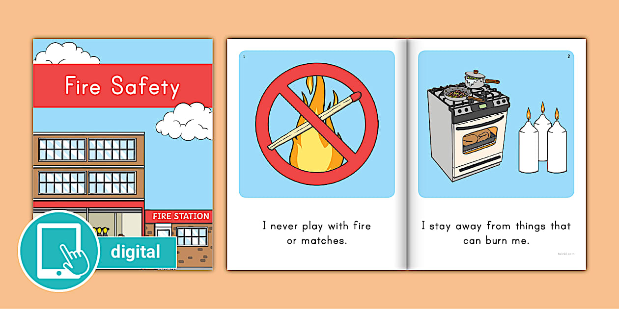 Fire Safety Emergent Reader eBook | Fire Prevention Week
