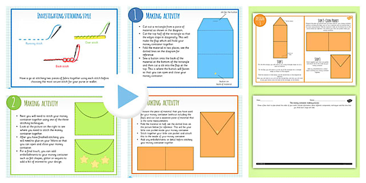 Money Containers Planning and Making Pack (Teacher-Made)